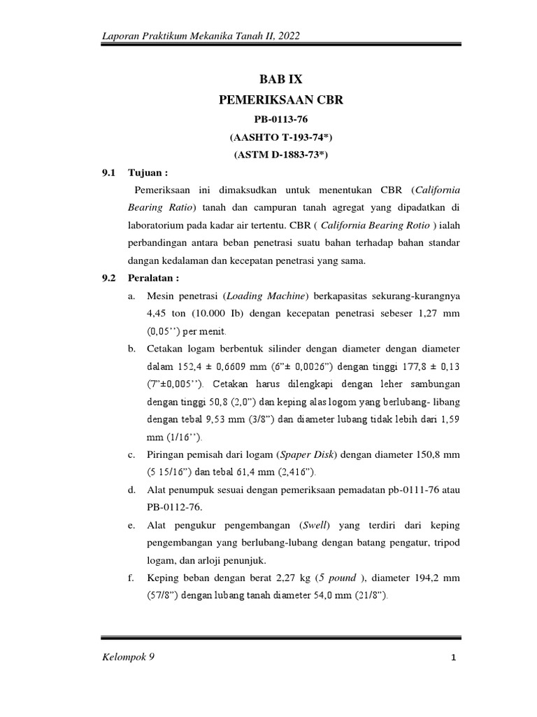 Bab Ix Mektan Kel 9 CBR Ini Lho | PDF