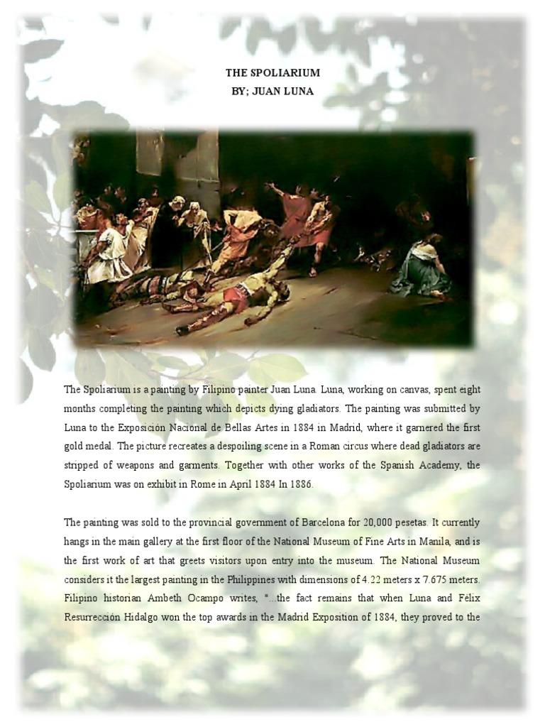 The Spoliarium | PDF