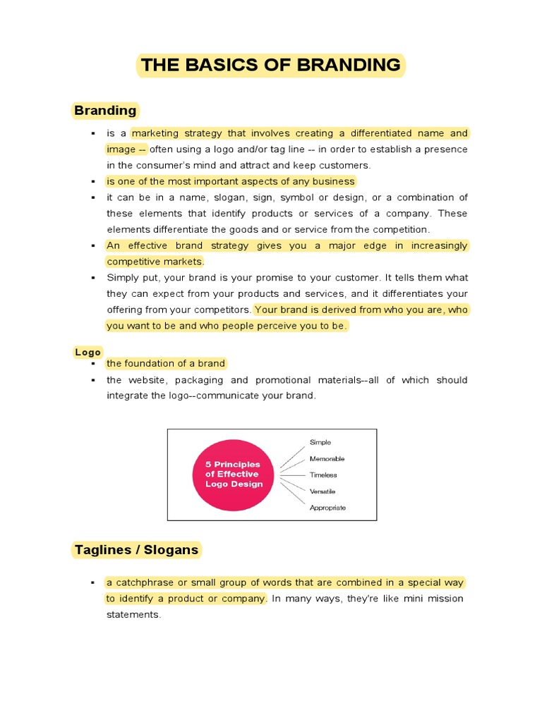 The Basics of Branding | PDF | Brand | Marketing