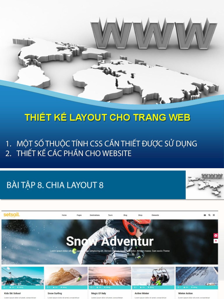 Thiết Kế Layout Cho Trang Web | PDF