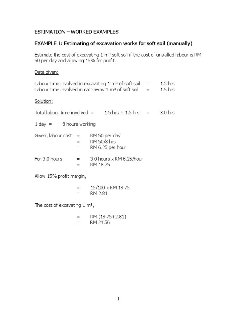 Estimating Excavation and Concrete Works: A Comprehensive Analysis of ...
