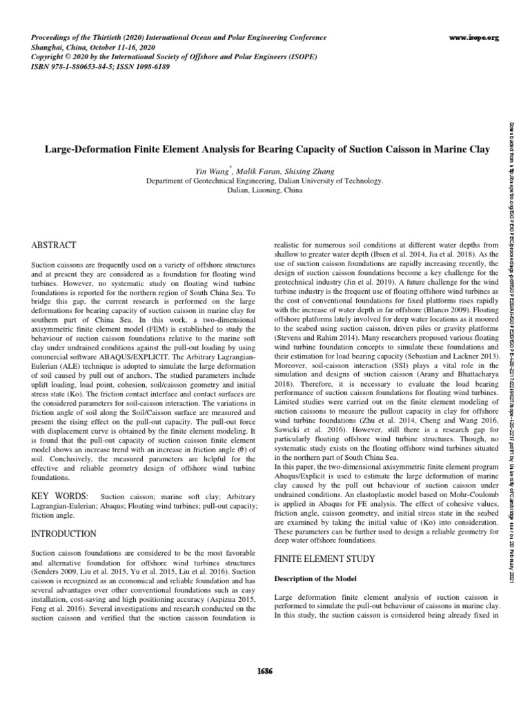 Research Paper | PDF | Deep Foundation | Offshore Wind Power