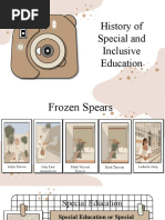 SPED Timeline | PDF | Special Education | Disability