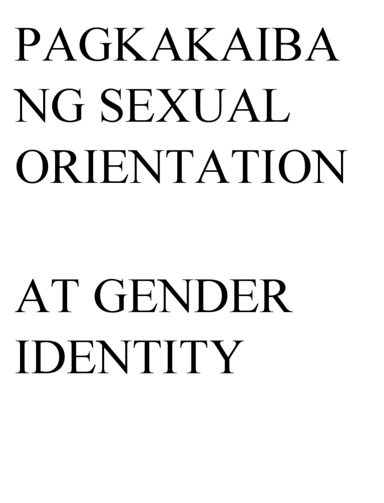 Understanding the Distinction Between Sexual Orientation and Gender ...