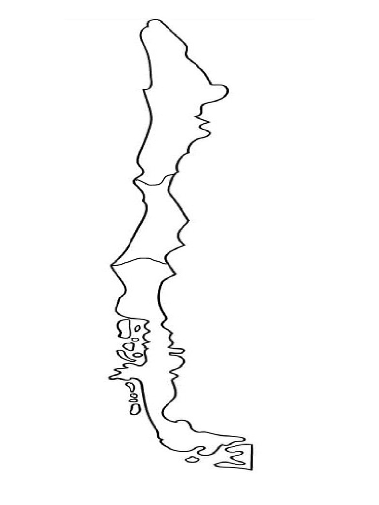 Mapa Chile Colorear | PDF