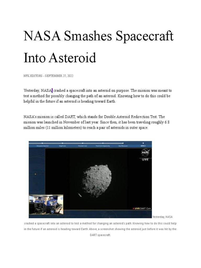 NASA Asteroid | PDF | Asteroid | Nasa