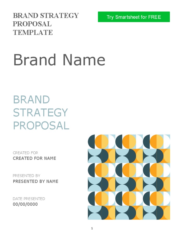 Brand Strategy Proposal Template | PDF | Brand | Business