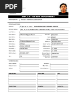 Form 002 HRD Application Form | PDF