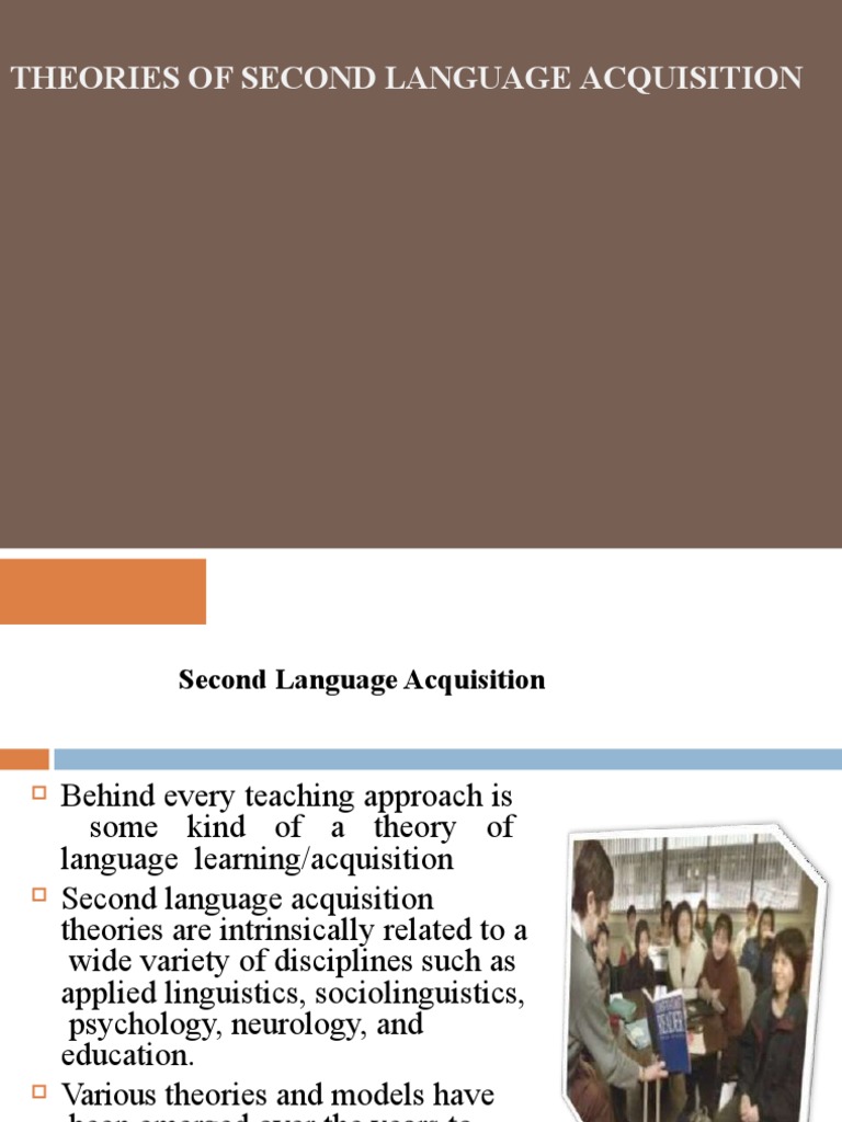 Theories of Second Language Acquisition | PDF | Language Acquisition | Behaviorism