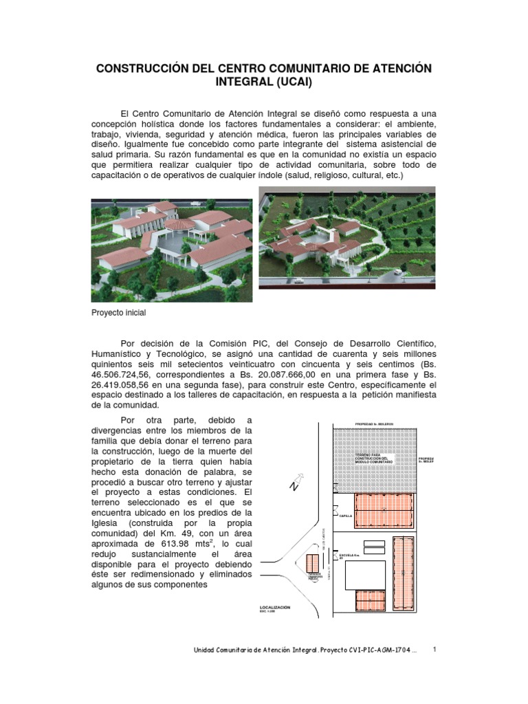 Centro Comunitario | PDF | Ventana | Integral