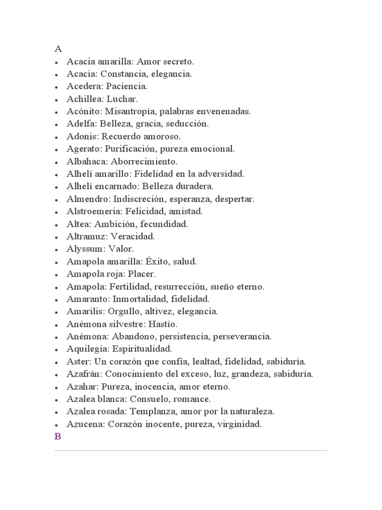 Significados florales: Una guía detallada de los mensajes de amor y ...