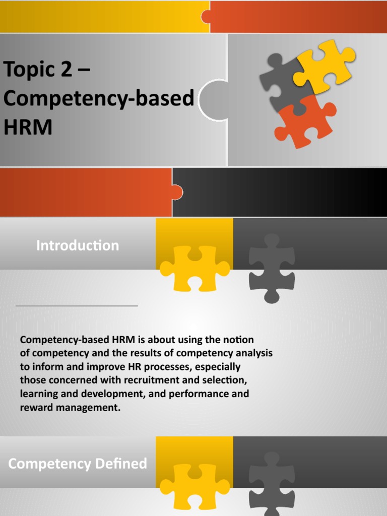 Competency Based Hrm Pdf Competence Human Resources Cognition