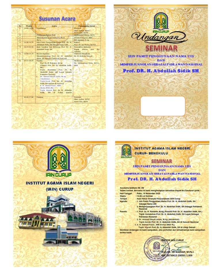 Undangan Seminar | PDF