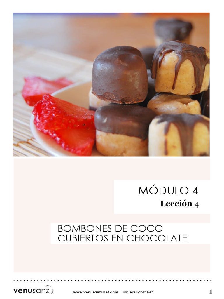 Modulo4 Lec4 BombonesDeCoco | PDF | Chocolate | Postres