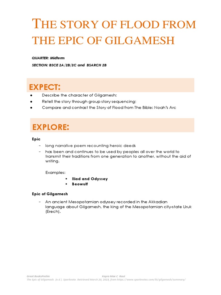 The Heroes Journey | PDF | Epic Of Gilgamesh | Genesis Flood Narrative