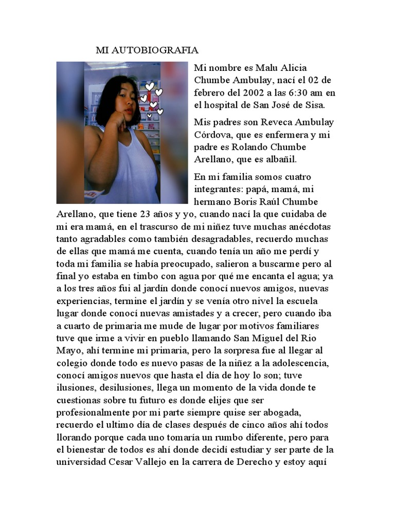 Mi Autobiografia | PDF