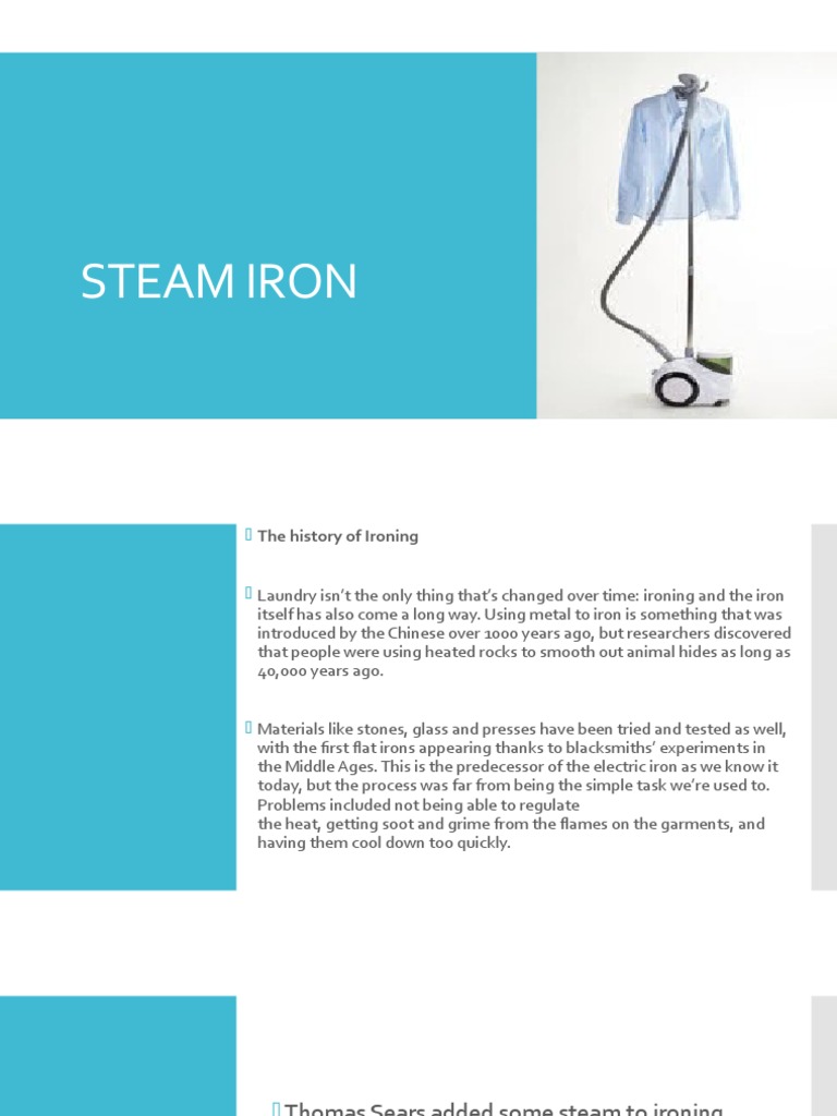 Evolution of the Steam Iron | PDF