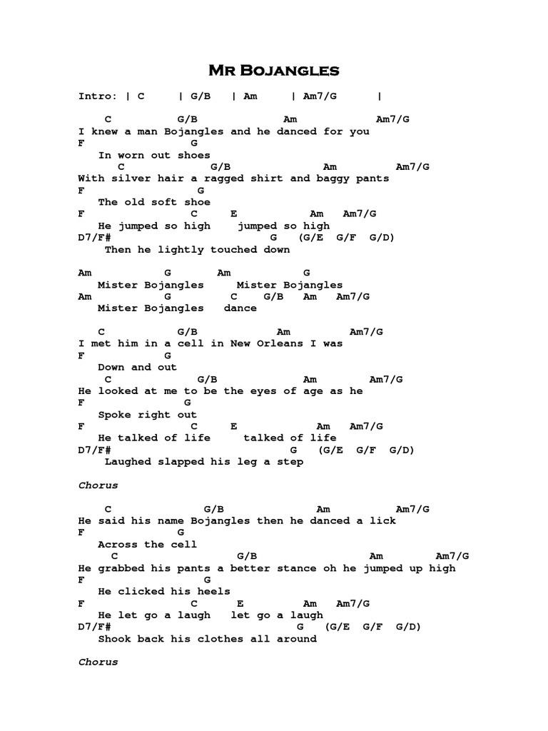 MR Bojangles | PDF