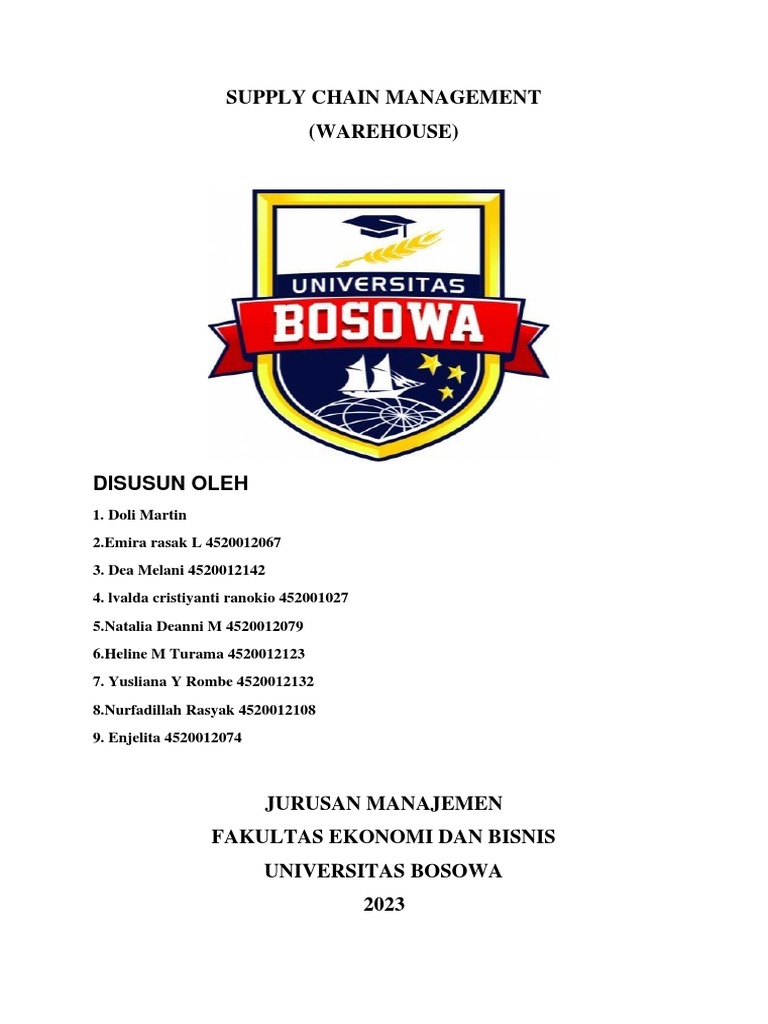 Kelompok 3 (Warehouse) | PDF | Bisnis | Pengelolaan Keuangan & Uang