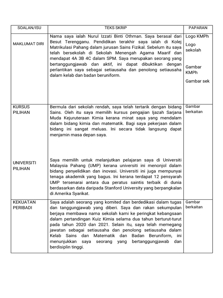 Skrip Pengajian Am | PDF
