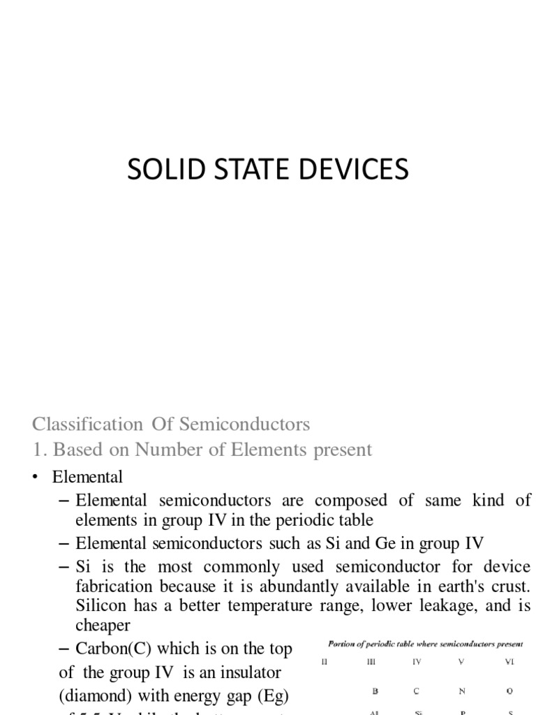 SSD Module 1 | PDF | Semiconductors | Physical Sciences