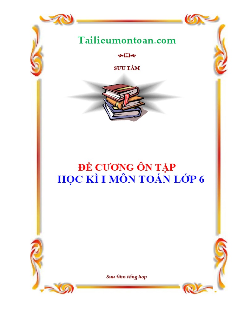 De Cuong On Tap Hoc Ki 1 Toan 6 | PDF