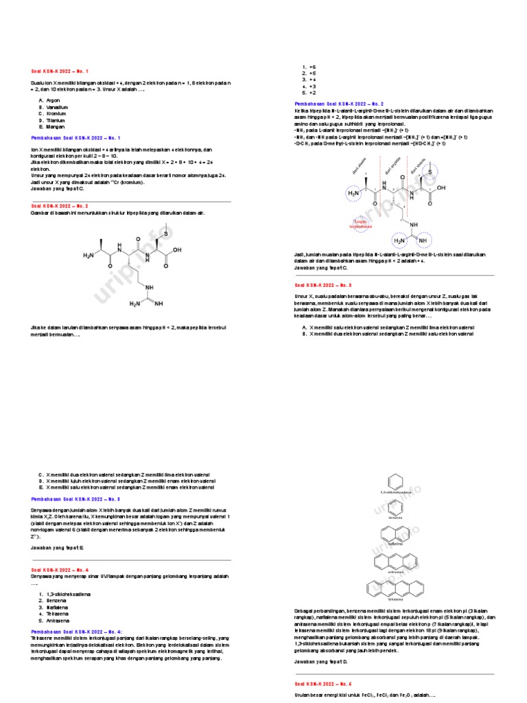 Soal KSN-K 2022 Print | PDF