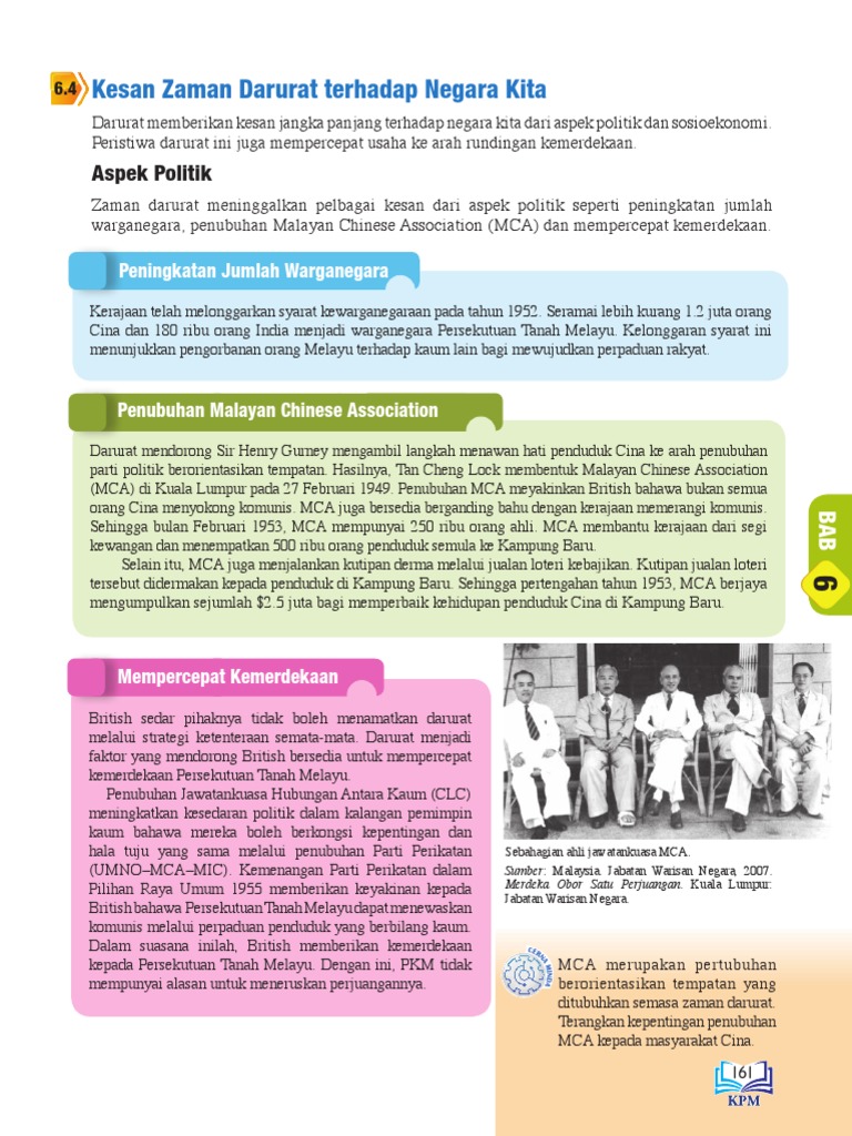 Kesan Zaman Darurat Terhadap Negara Kita: Aspek Politik | PDF