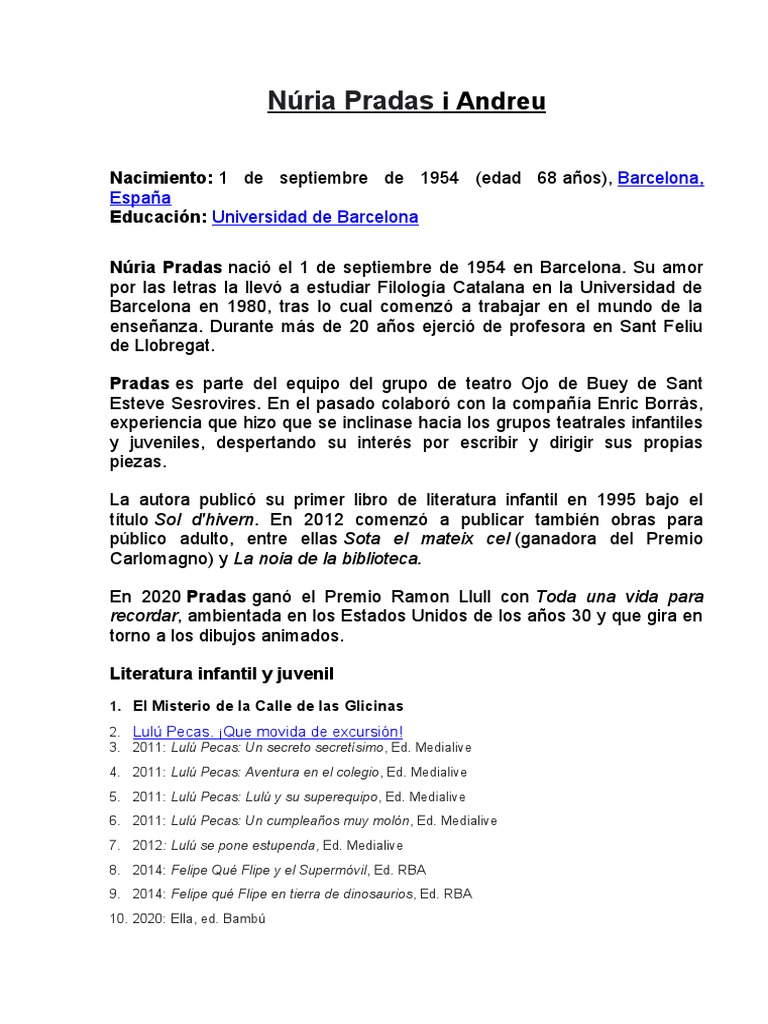 Núria Pradas | PDF