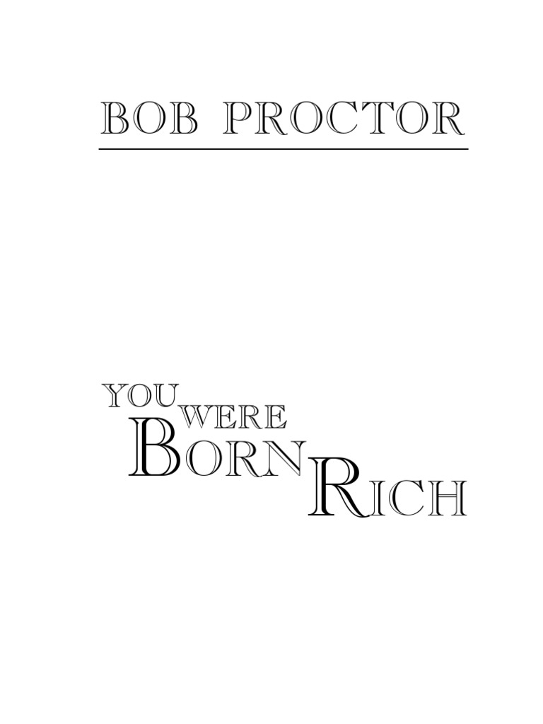 Born Rich Book | PDF