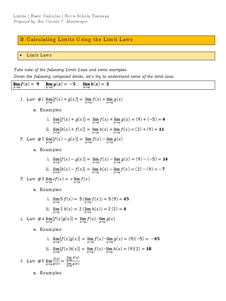 Limit Laws And Limits Of Some Transcendental Functions Download Free