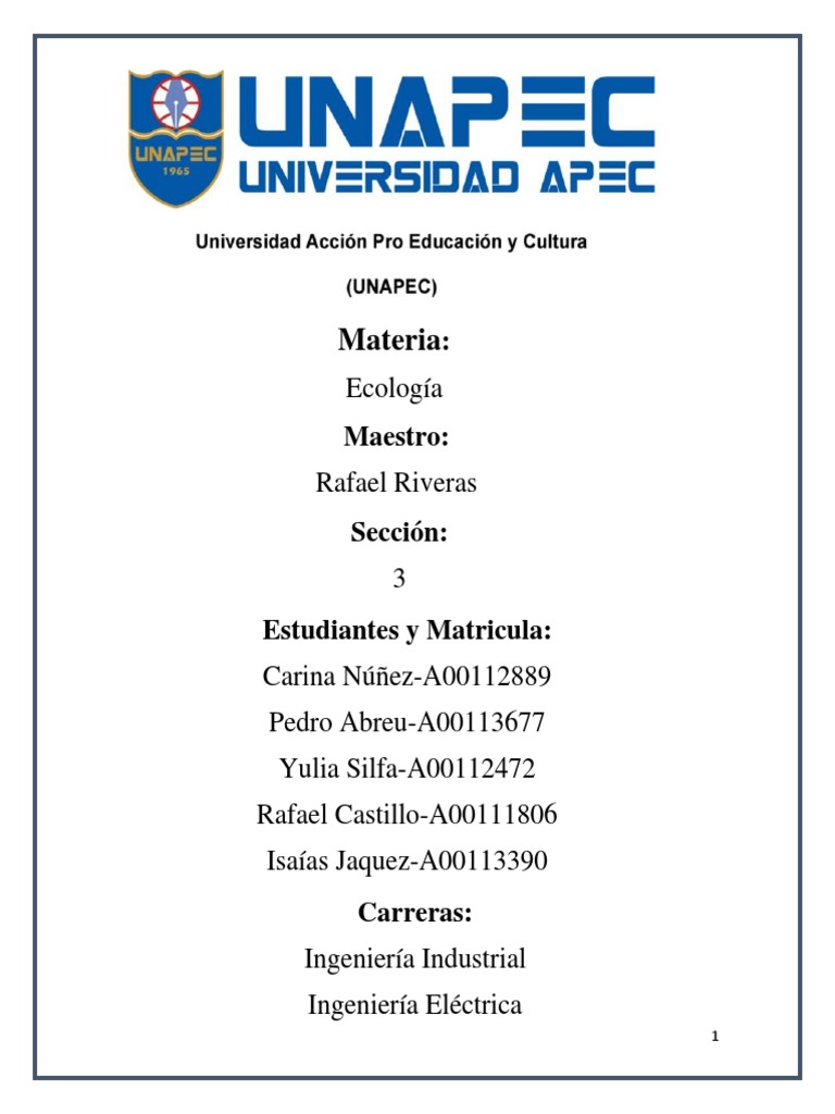 Ecosistemas de República Dominicana | PDF | Ecosistema | Entorno natural