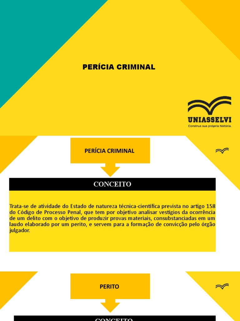 PERÍCIA CRIMINAL | PDF | Testemunha especializada | Autópsia