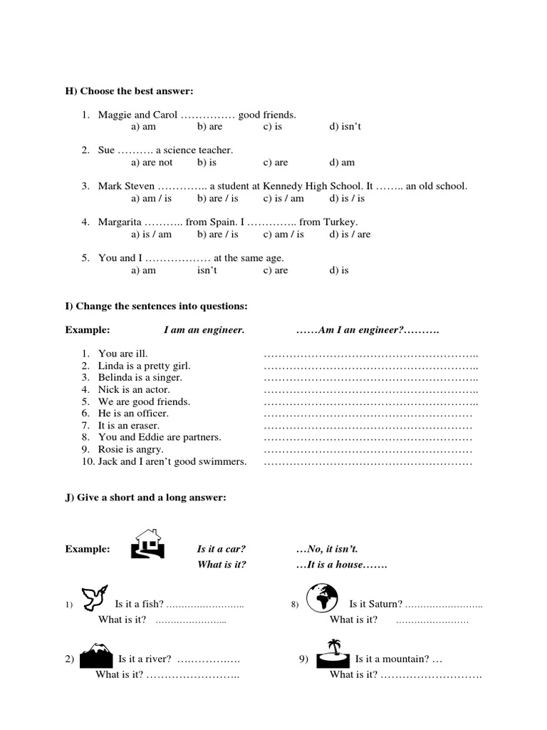 Worksheets Grammar 5 | PDF