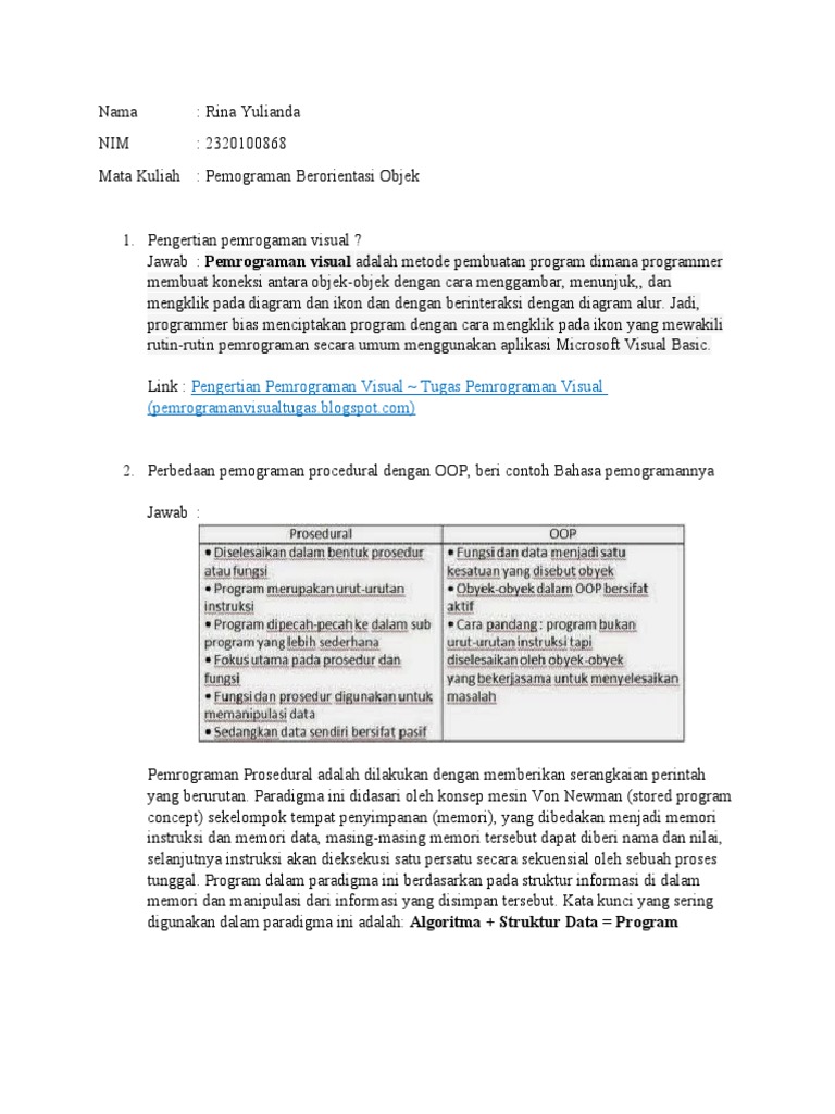 TIPE DATA DAN VARIABEL | PDF