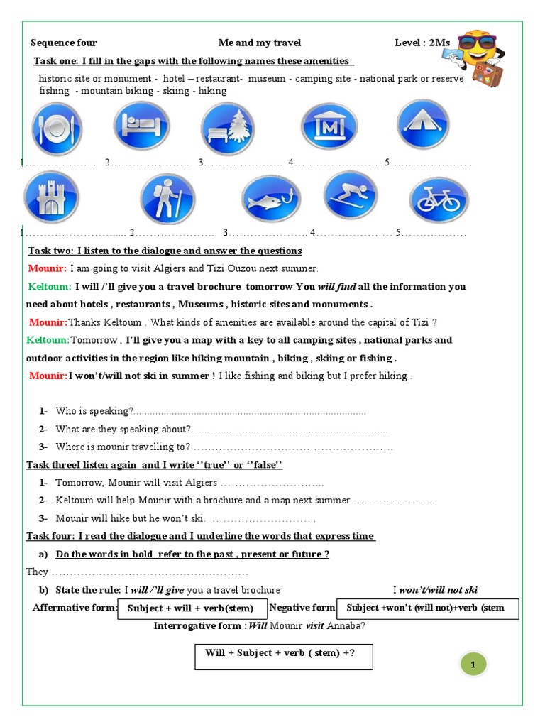 Sequence 4 Me and My Travel, 2Ms | PDF | Linguistic Typology | Cognitive Science