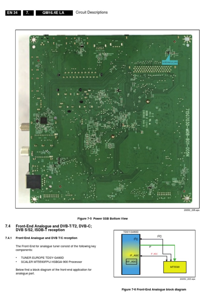 Circuit Descriptions: EN 34 QM16.4E LA 7 | PDF | Hdmi | Codec