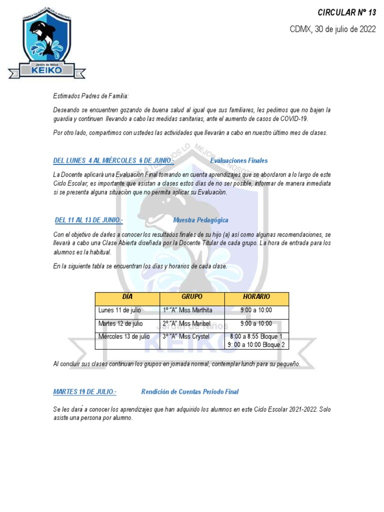 CIRCULAR 13 | PDF