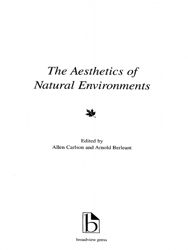 Berleant The Aesthetics of Art and Nature | PDF
