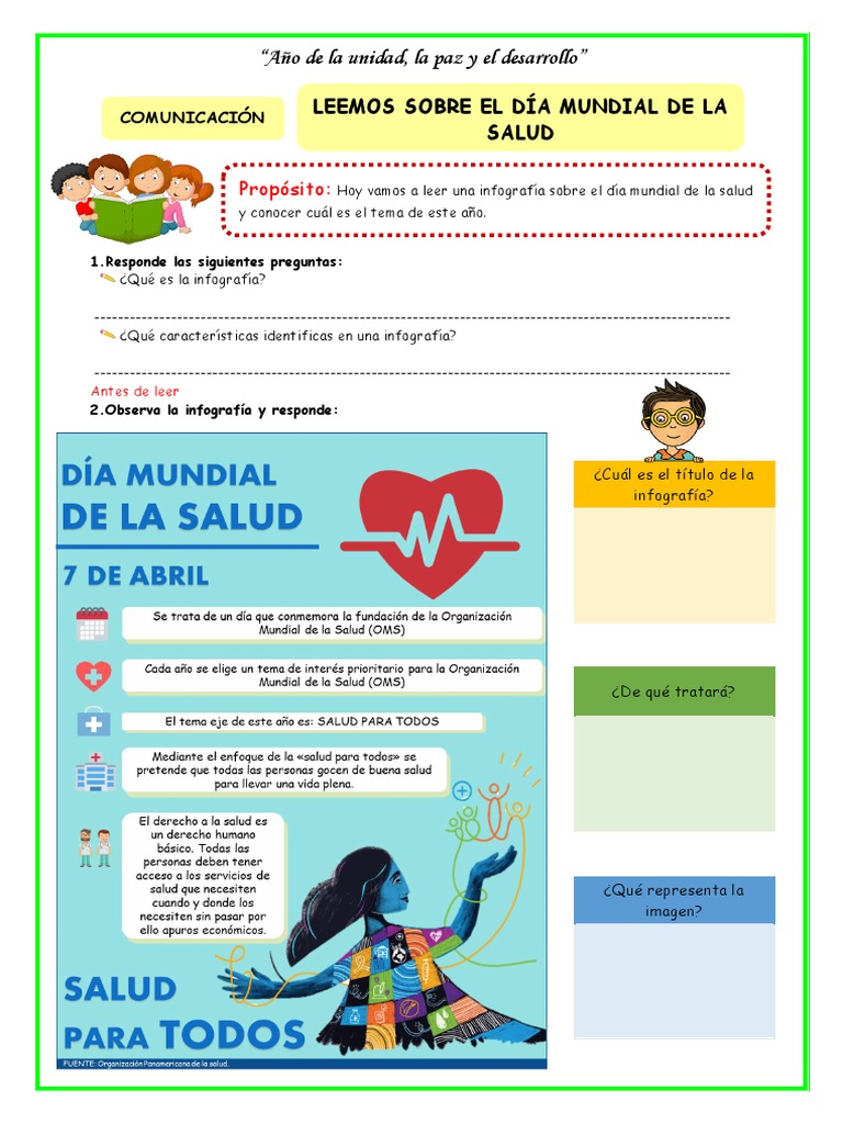 Infografía sobre el Día Mundial de la Salud | PDF | Infografia ...