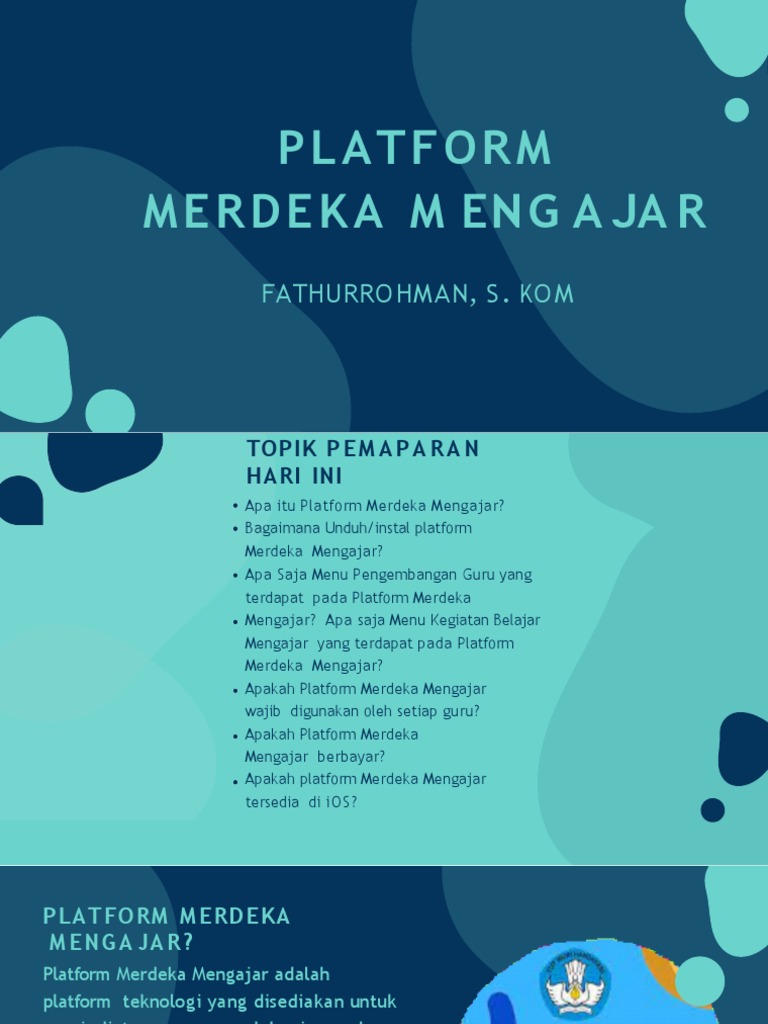 Panduan Lengkap Platform Merdeka Mengajar | PDF