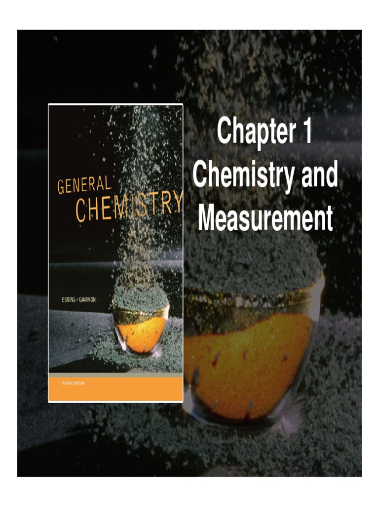 Lecture 01 Chemistry and Measurement | PDF | Significant Figures | Mixture