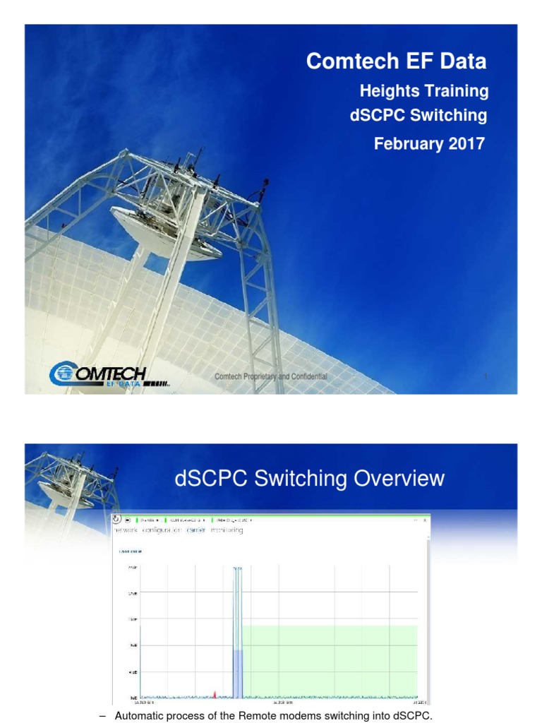 Comtech EF Data Heights Training dSCPC Switching February 2017 | PDF | Internet Protocols ...