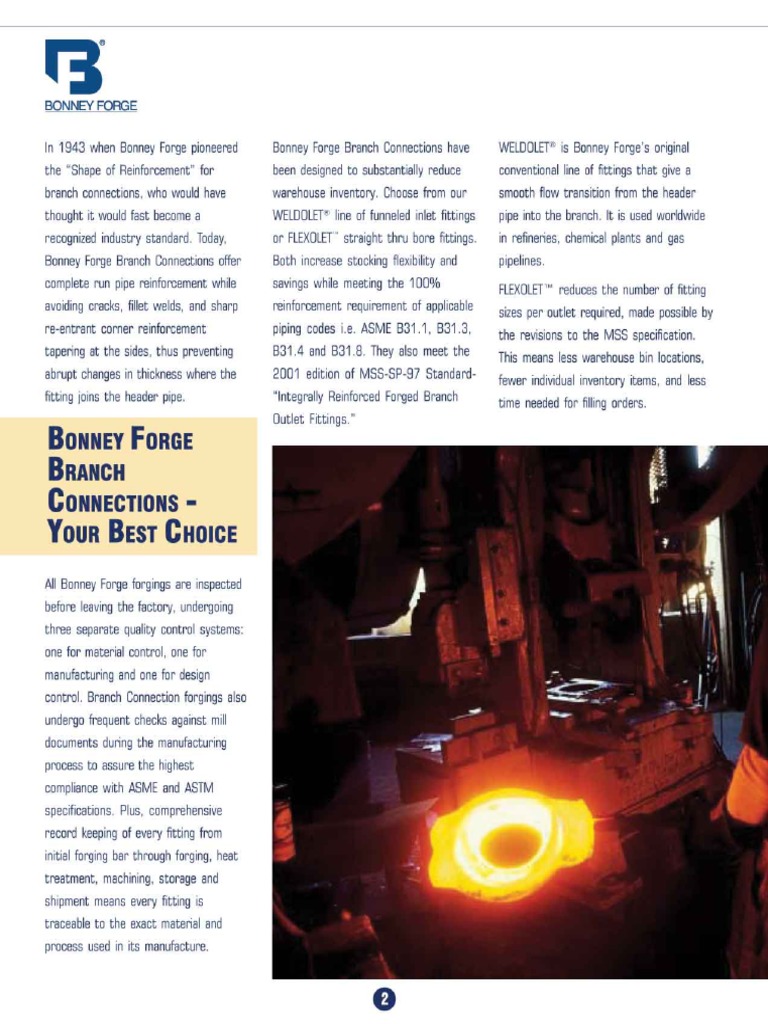 WELDOLETS,Thredolets, Sockolets, Nipolets | PDF