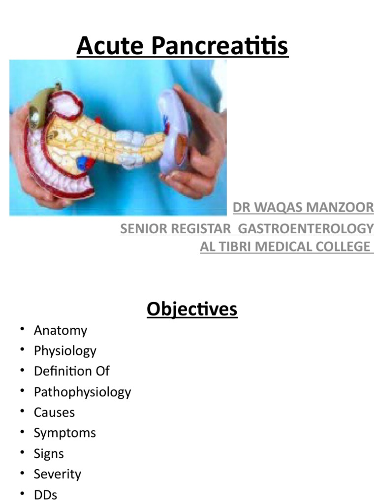 Acute Pancreatitis My Lecture | PDF | Pancreas | Digestive System