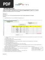 2 - Serie D'exercices Excel | PDF | Feuille de calcul | Microsoft Excel