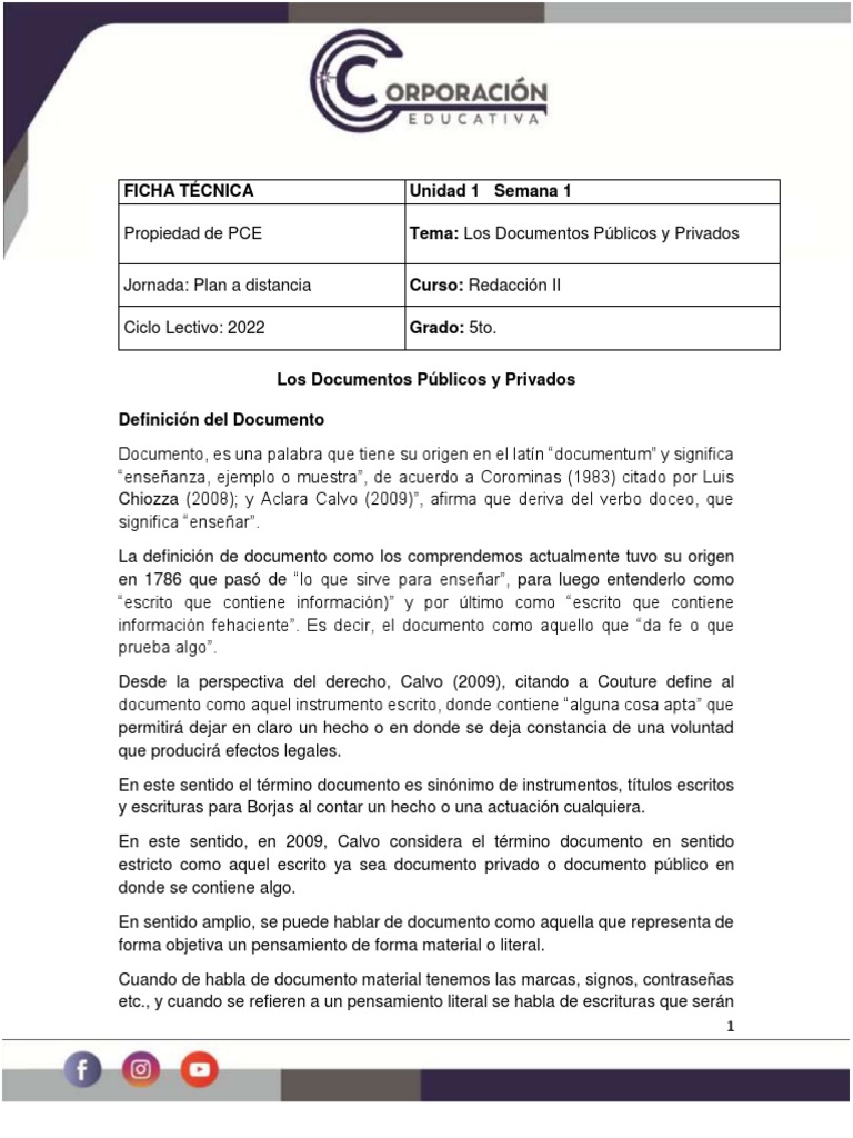 Los Documentos Publicos y Privados | PDF | Justicia | Crimen y violencia