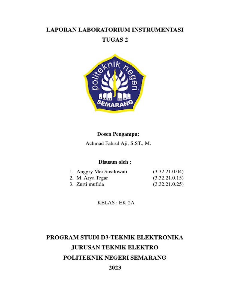 Laporan Laboratorium Instrumentasi | PDF