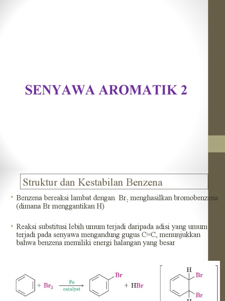 Bab Benzene and Aromaticity+ (II) | PDF | Chlorine | Chemical Reactions