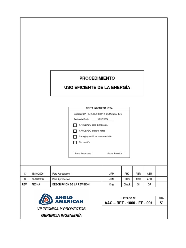 INF (1) .VTPCLPUB.0197 - Uso Eficiente de Energia | PDF | Uso eficiente de energía | Engranaje